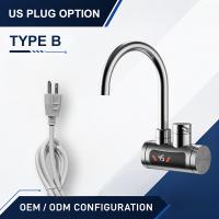 China 304 Stainless Steel Electric Heating Tap with 3300W Power and LED Digital Temperature Display for sale