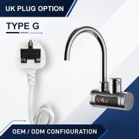 China 304 Stainless Steel Electric Heating Tap with 3300W Power and LED Digital Temperature Display for sale