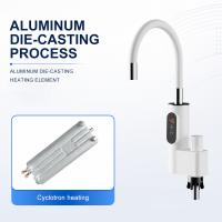 China 3400W Instant Electric Water Heater Tap with Temperature Display and 360 Degree Rotation for sale