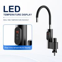 China 3400W Cast Aluminum Heater—Instant-Heat Electric Hot Water Faucet with LED Digital Temperature Display for sale