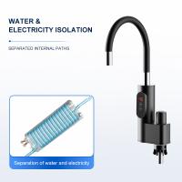 China 3400W Cast Aluminum Heater—Instant-Heat Electric Hot Water Faucet with LED Digital Temperature Display for sale