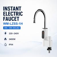 China 3s Fast Heating 3300W Power Instant Electric Water Heater Tap with 304 Stainless Steel Material for sale