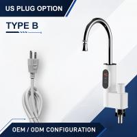 China 3s Fast Heating 3300W Power Instant Electric Water Heater Tap with 304 Stainless Steel Material for sale
