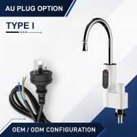 China 3s Fast Heating 3300W Power Instant Electric Water Heater Tap with 304 Stainless Steel Material for sale