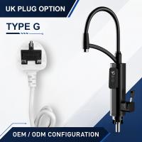 China LED Temperature Display Electric Heating Faucet with 3400W Power for 24 Hour On Demand Hot Water for sale