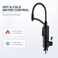 China LED Temperature Display Electric Heating Faucet with 3400W Power for 24 Hour On Demand Hot Water for sale
