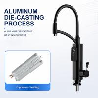 China LED Temperature Display Electric Heating Faucet with 3400W Power for 24 Hour On Demand Hot Water for sale