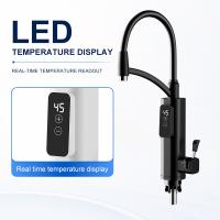 China LED Temperature Display Electric Heating Faucet with 3400W Power for 24 Hour On Demand Hot Water for sale