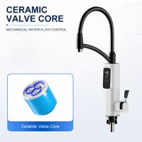 China 3400W 3s Fast Heating Electric Heating Faucet with LED Temperature Display and 360° Rotatable Outlet for sale