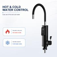 China 3400W LED Temperature Display Electric Heating Faucet with 3s Fast Heating for Kitchen for sale