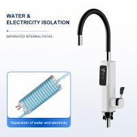 China Limescale-Resistant 3s Fast Heating Electric Water Tap with LED Temperature Display for sale