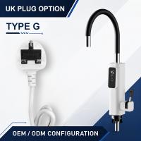 China Limescale-Resistant 3s Fast Heating Electric Water Tap with LED Temperature Display for sale