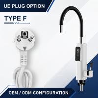 China Limescale-Resistant 3s Fast Heating Electric Water Tap with LED Temperature Display for sale