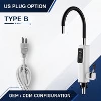 China Limescale-Resistant 3s Fast Heating Electric Water Tap with LED Temperature Display for sale