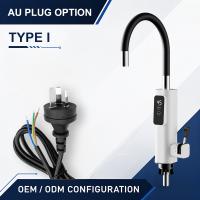 China Limescale-Resistant 3s Fast Heating Electric Water Tap with LED Temperature Display for sale