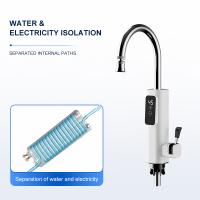 China 3s Fast Heating Electric Heating Tap with LED Digital Display and 360° Rotatable Outlet for Hot and Cold Water for sale