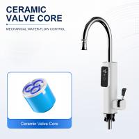 China 3s Fast Heating Electric Heating Tap with LED Digital Display and 360° Rotatable Outlet for Hot and Cold Water for sale