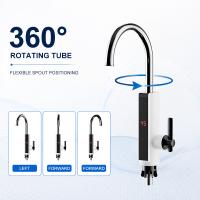 China 3300W Electric Heating Faucet with 3s Fast Heating and LED Digital Temperature Display for Instant Hot and Cold Water for sale