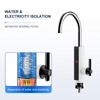 China 3300W Electric Heating Faucet with 3s Fast Heating and LED Digital Temperature Display for Instant Hot and Cold Water for sale
