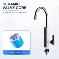 China 3300W Electric Heating Faucet with 3s Fast Heating and LED Digital Temperature Display for Instant Hot and Cold Water for sale