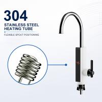 China 3300W Electric Heating Faucet with 3s Fast Heating and LED Digital Temperature Display for Instant Hot and Cold Water for sale