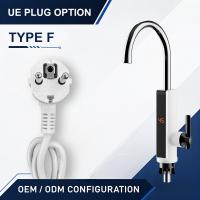 China 3300W Electric Heating Faucet with 3s Fast Heating and LED Digital Temperature Display for Instant Hot and Cold Water for sale