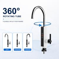 China 304 Stainless Steel Heater with LED Temperature Display, 3300W Electric Hot Water Tap – Kitchen Instant Hot Water Tap for sale
