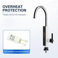 China 304 Stainless Steel Heater with LED Temperature Display, 3300W Electric Hot Water Tap – Kitchen Instant Hot Water Tap for sale