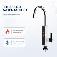 China 304 Stainless Steel Heater with LED Temperature Display, 3300W Electric Hot Water Tap – Kitchen Instant Hot Water Tap for sale