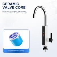 China 304 Stainless Steel Heater with LED Temperature Display, 3300W Electric Hot Water Tap – Kitchen Instant Hot Water Tap for sale