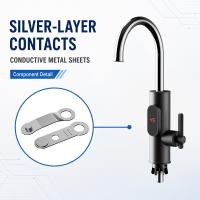 China 3300W  304 Stainless Steel Heater LED Digital Display Instant-Heat Faucet Electric Faucet for sale