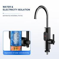 China 3300W  304 Stainless Steel Heater LED Digital Display Instant-Heat Faucet Electric Faucet for sale