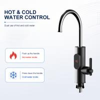 China 3300W  304 Stainless Steel Heater LED Digital Display Instant-Heat Faucet Electric Faucet for sale