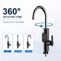 China 3300W  304 Stainless Steel Heater LED Digital Display Instant-Heat Faucet Electric Faucet for sale