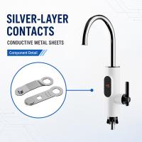 China 3300W 3s Fast Heating Electric Heating Faucet with LED Temperature Display for Kitchen for sale