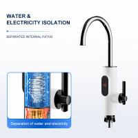 China 3300W 3s Fast Heating Electric Heating Faucet with LED Temperature Display for Kitchen for sale