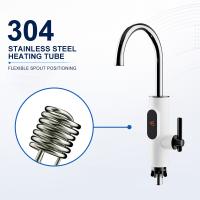 China 3300W 3s Fast Heating Electric Heating Faucet with LED Temperature Display for Kitchen for sale