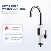 China 3300W 3s Fast Heating Electric Heating Faucet with LED Temperature Display for Kitchen for sale