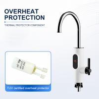 China 3300W 3s Fast Heating Electric Heating Faucet with LED Temperature Display for Kitchen for sale