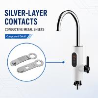 China 3300W Electric Hot Water Faucet, featuring a 304 stainless steel heating element and an LED temperature display for sale