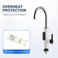 China 3300W Electric Hot Water Faucet, featuring a 304 stainless steel heating element and an LED temperature display for sale