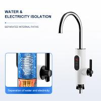 China 3300W Electric Hot Water Faucet, featuring a 304 stainless steel heating element and an LED temperature display for sale