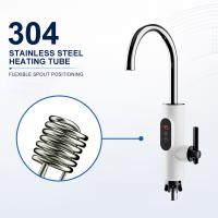 China 3300W Electric Hot Water Faucet, featuring a 304 stainless steel heating element and an LED temperature display for sale