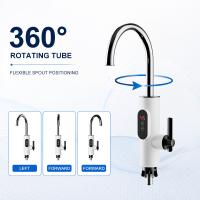 China 3300W Electric Hot Water Faucet, featuring a 304 stainless steel heating element and an LED temperature display for sale
