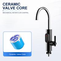 China ABS instant water heater, heats water in 3 seconds, features a digital temperature display, and is a kitchen electric faucet for sale