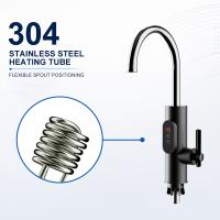 China ABS instant water heater, heats water in 3 seconds, features a digital temperature display, and is a kitchen electric faucet for sale