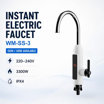 China ABS Material Electric Heating Tap with 3s Fast Heating and LED Digital Temperature Display for sale