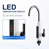 China Instant Hot and Cold Water Tap with 3s Fast Heating LED Temperature Display and 360° Rotatable Outlet Electric Heating Faucet for sale