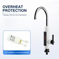 China Instant Hot and Cold Water Tap with 3s Fast Heating LED Temperature Display and 360° Rotatable Outlet Electric Heating Faucet for sale