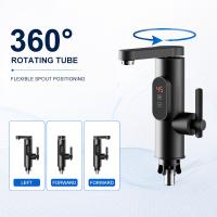China 3300W 304 stainless steel heating element, instant-heating electric tap, heats up in under 3 seconds, suitable for hot and cold water in the bathroom for sale